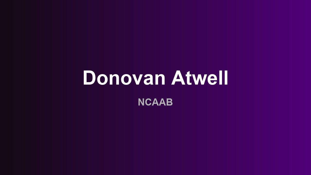 Donovan Atwell Props Today vs Akron | Texas Tech Red Raiders – the ...
